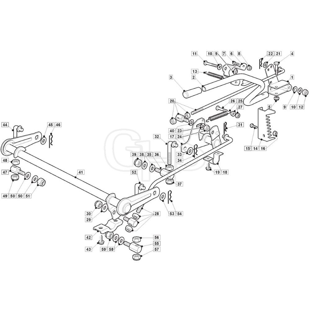 1636H - 2012-2020 - 2T0430483/M11 - Mountfield Ride On Mower Cutting ...