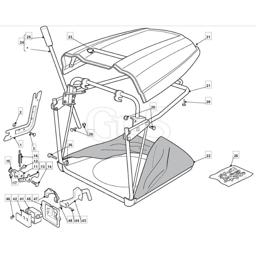 1636H - 2012-2020 - 2T0430483/M11 - Mountfield Ride On Mower ...