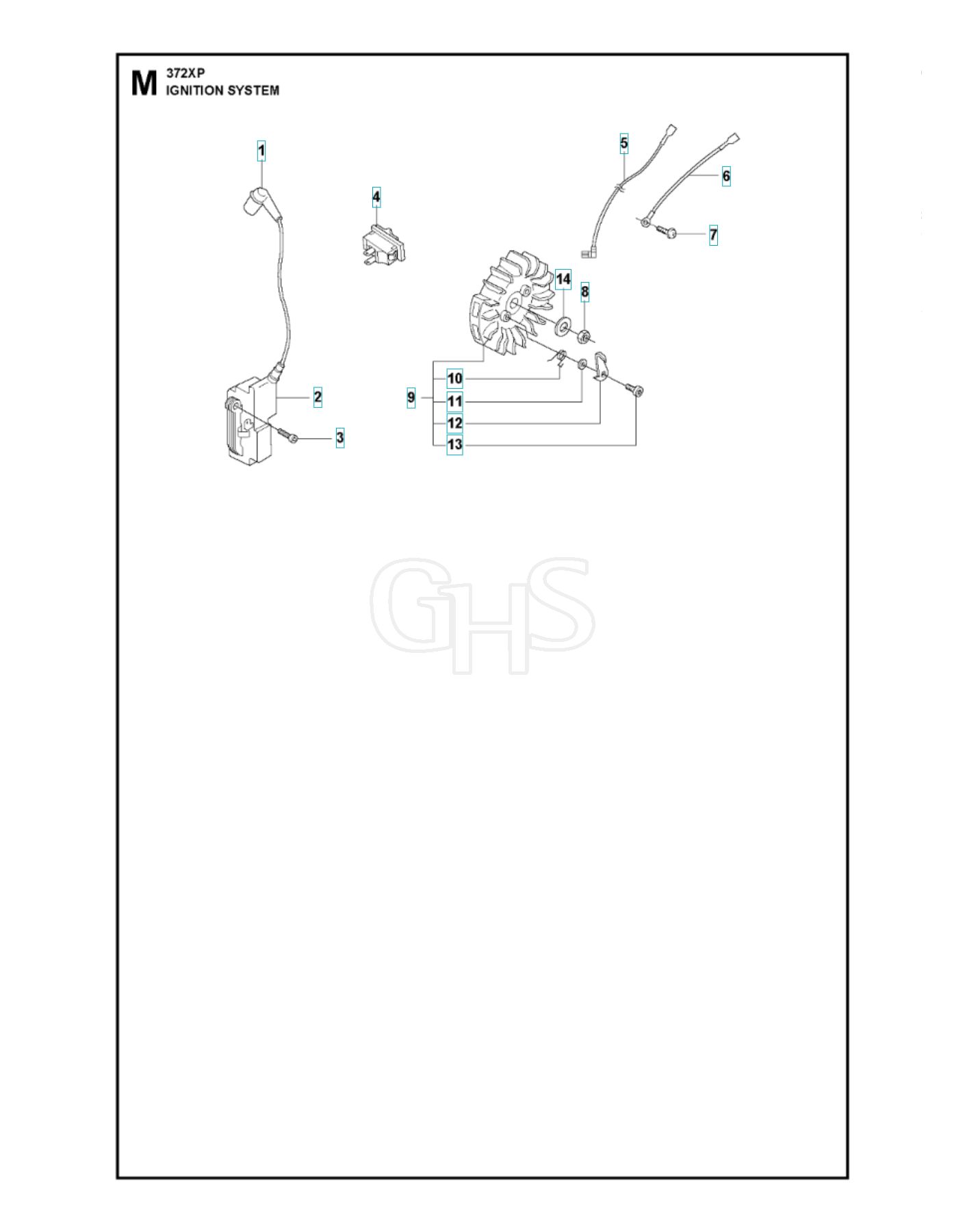 Husqvarna 372XP/XPG - Ignition System | GHS