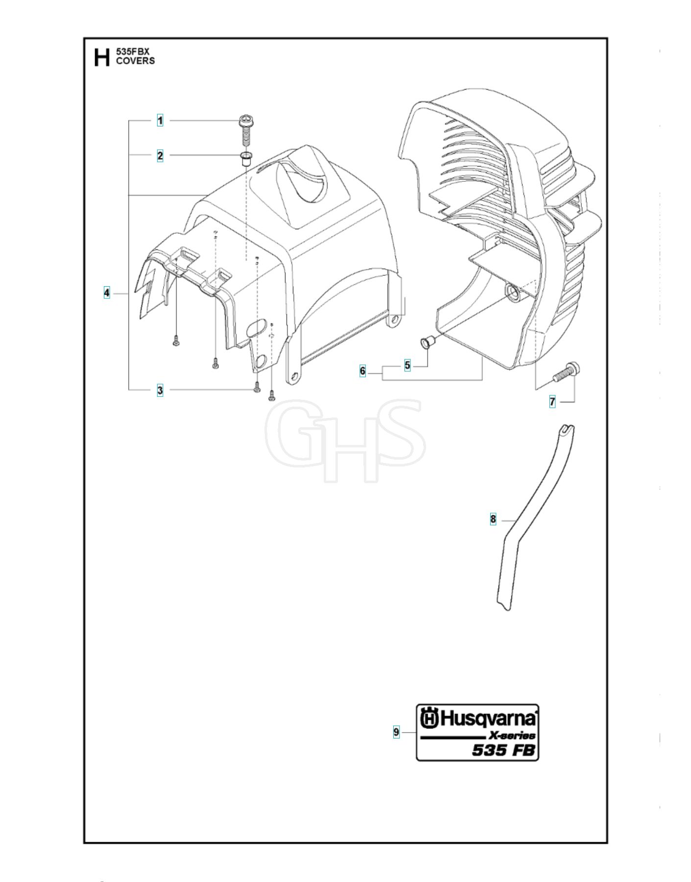Husqvarna 535FBx - Cover | GHS