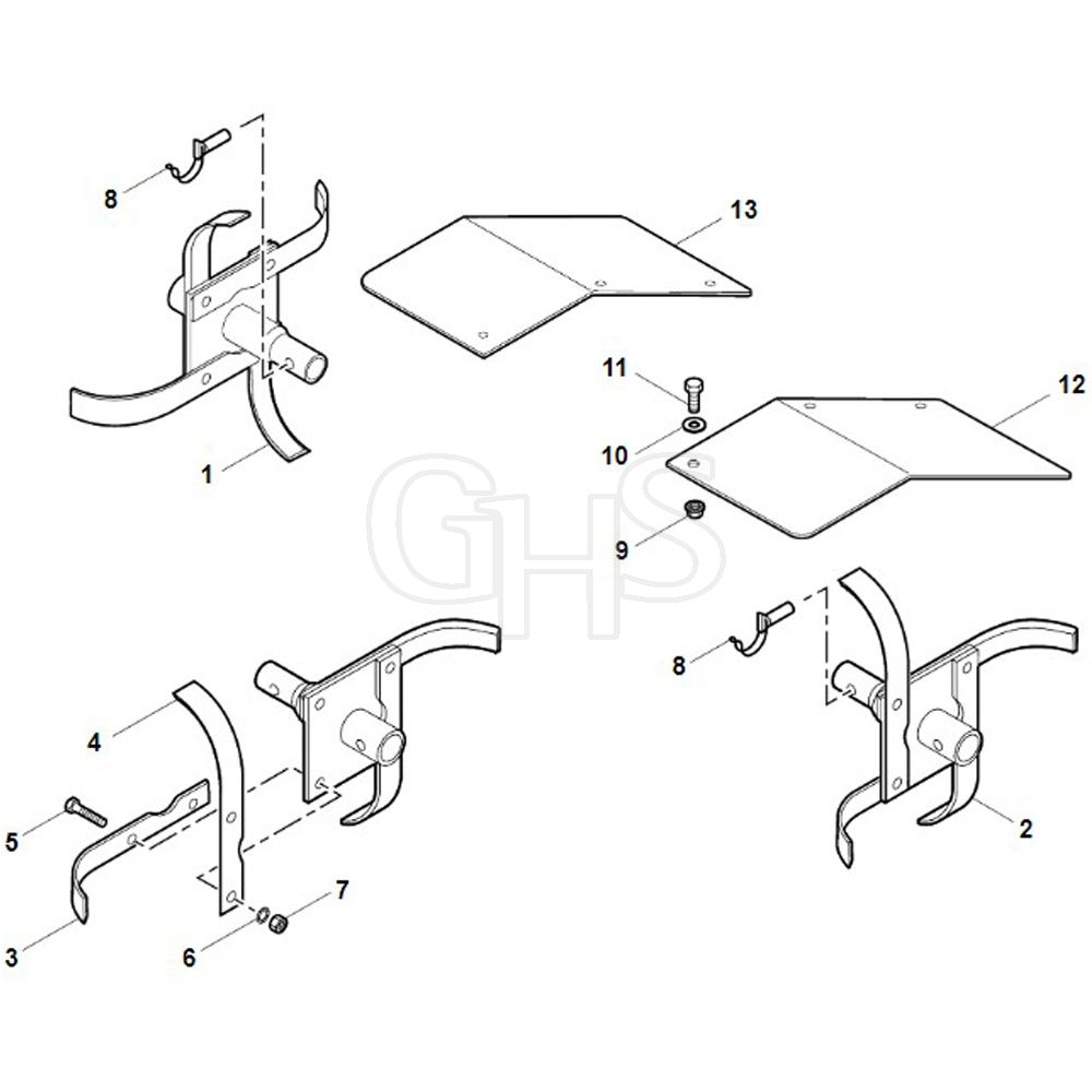 Viking ABS 400 - Blade Set Extension - Parts Diagram | GHS