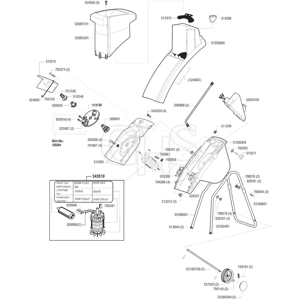 AL-KO New Tec 2200 R - 118026 - Main Assembly: 1.2000 - 9.2000 | GHS