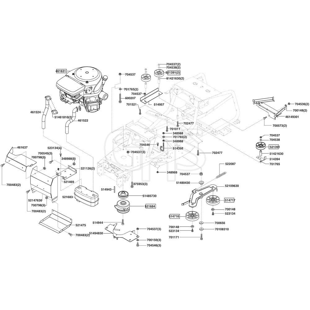 AL-KO Powerline T16-102 HDE-H - 118869 - Engine: 9.2006 - 11.2006 | GHS