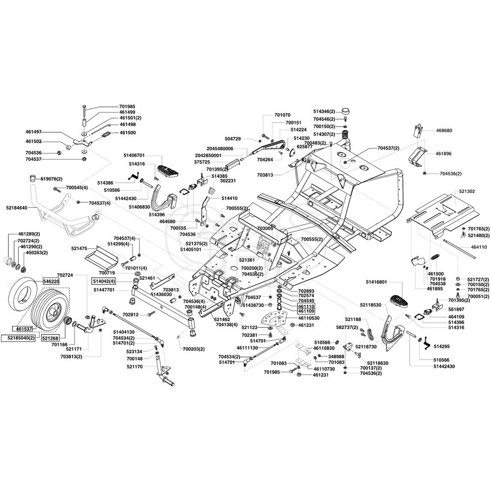 AL-KO T13-82 M Edition - 119262 - Chassis | GHS