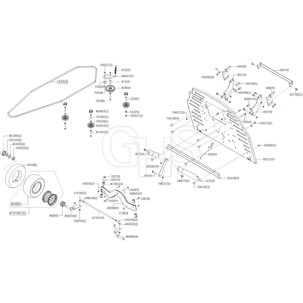 AL-KO Solo Comfort T16-103.3 HD V2 - 127691 - Front Axle - Transmission ...