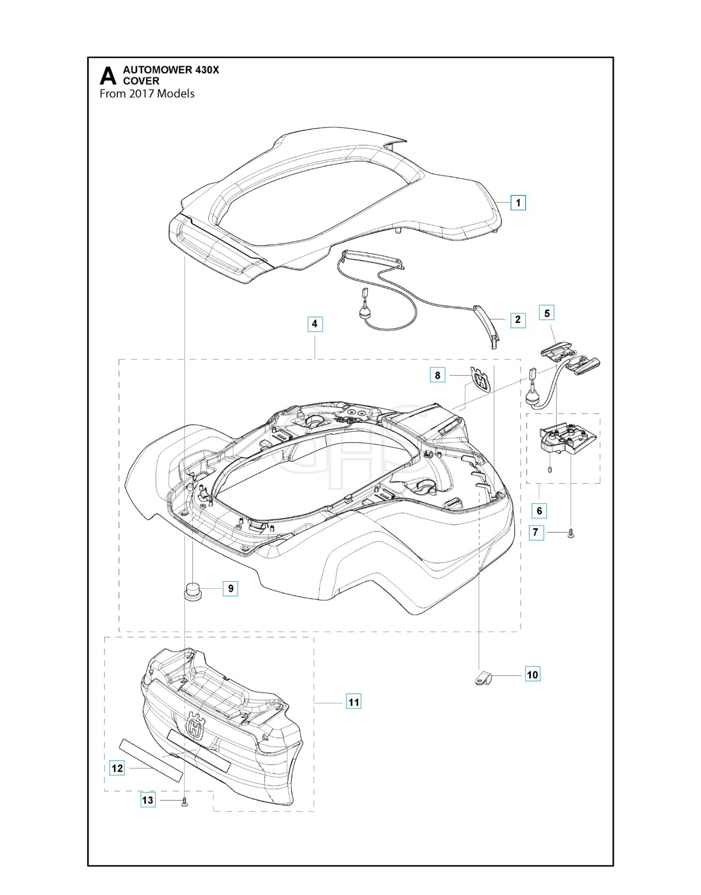 Husqvarna Automower 430X - Cover 2017 | GHS