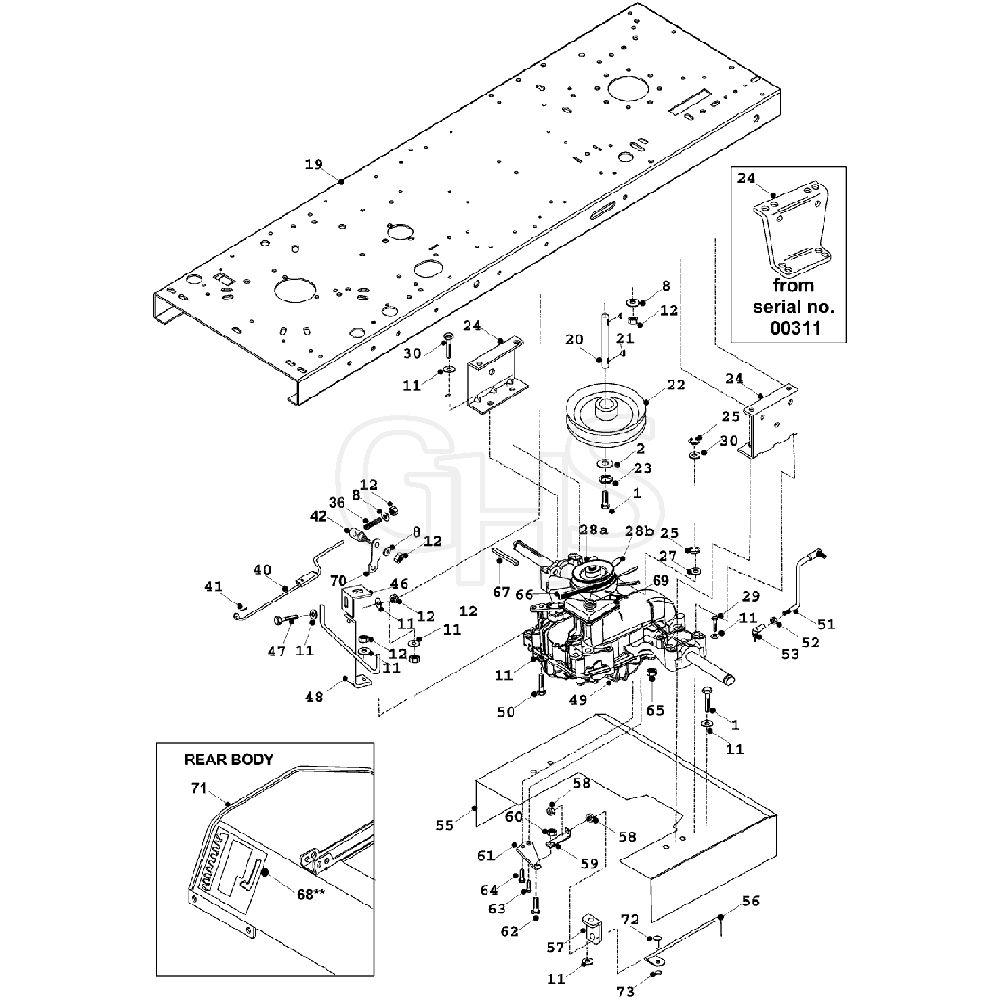Countax C500 - From 01-01-2003 To 01-09-2003 - 14 K46 Tuff Torq ...