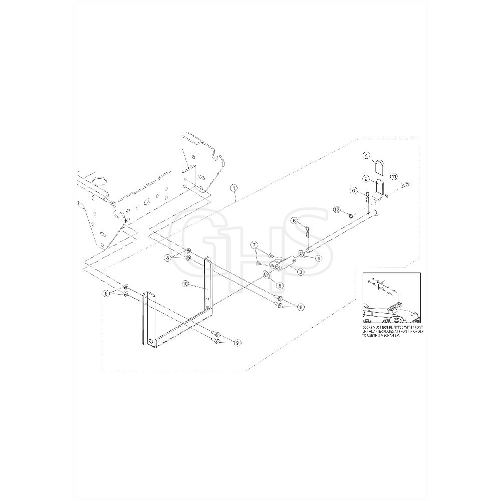 Countax C60 - From 01-02-2016 To 06-04-2016 - 12 Deck Tension Kit | GHS