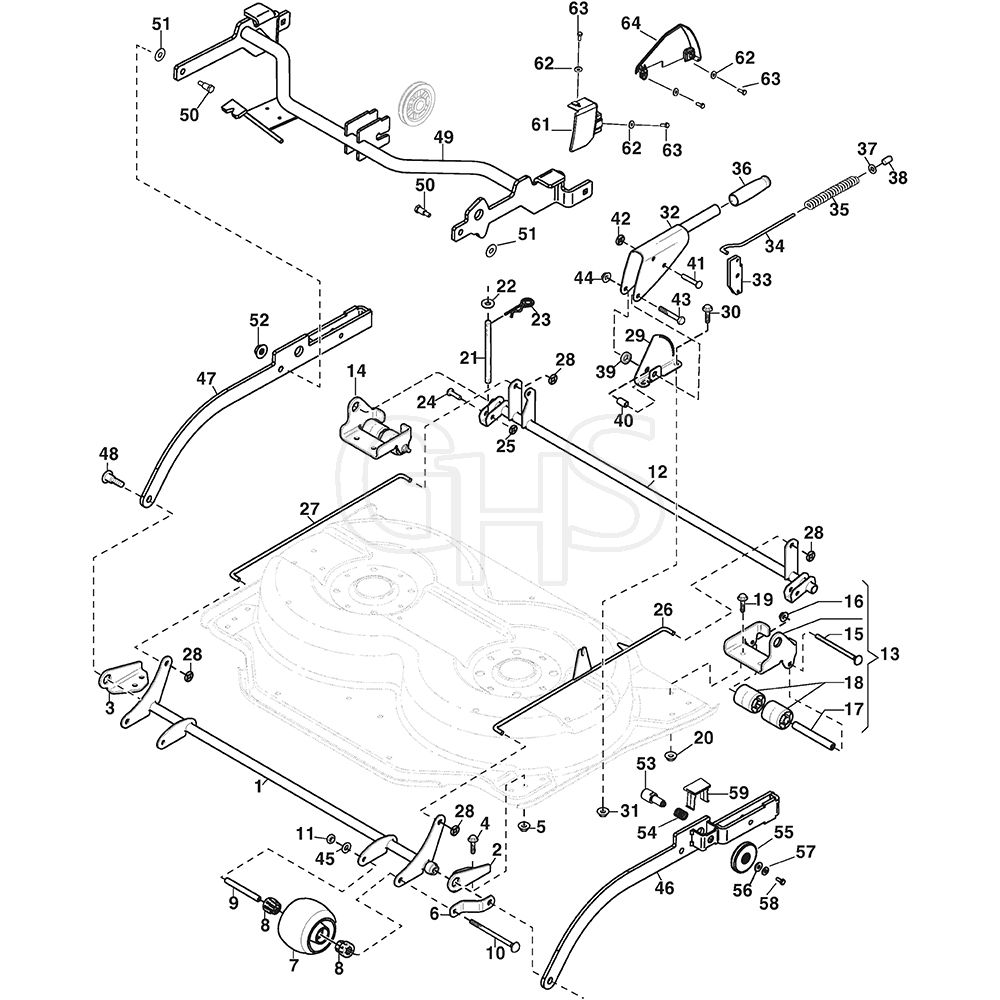 COMBI 85 QF - 2016-2021 - 2D5808511/S16 - Stiga Front Mower Deck ...