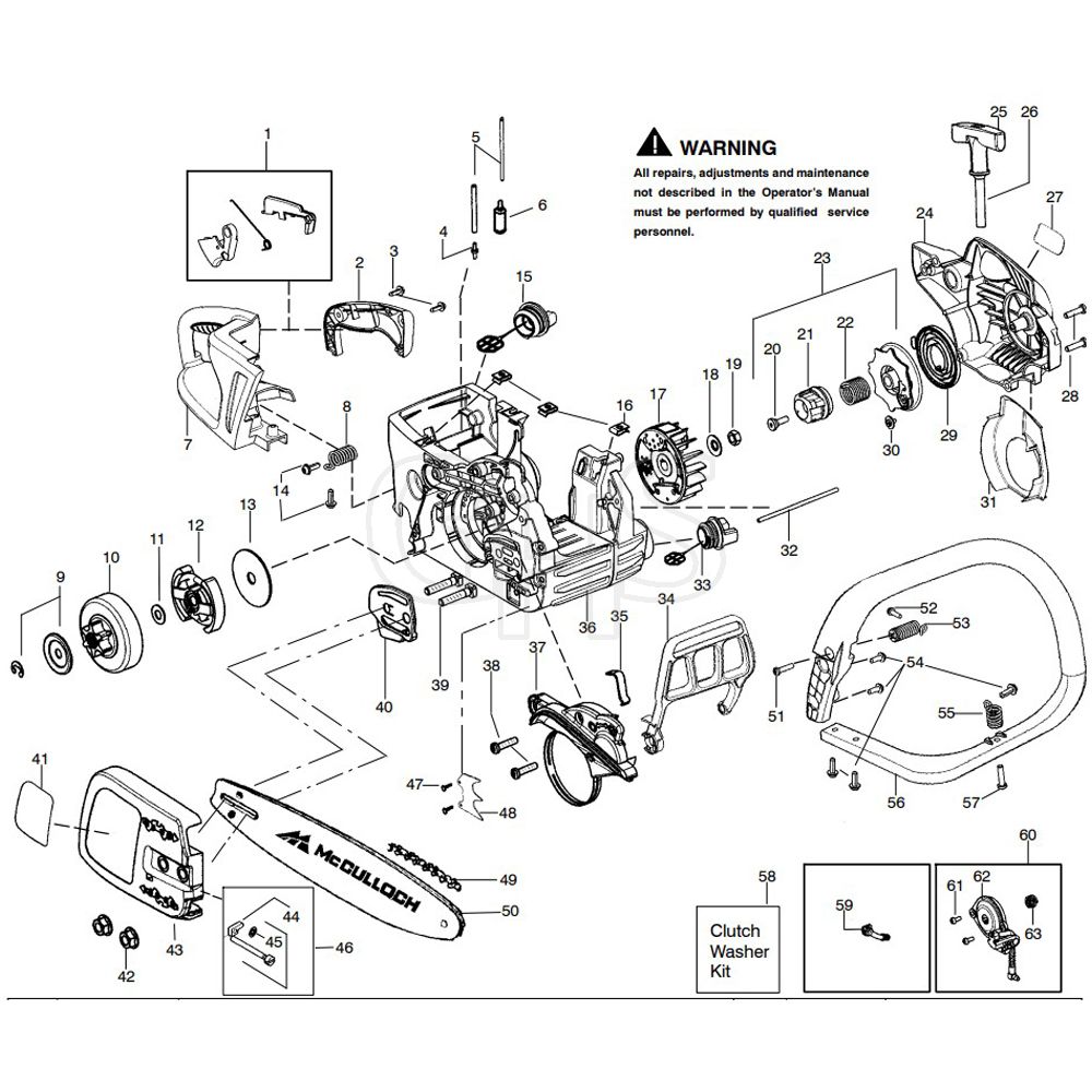 McCulloch CS400 2012 07 Chassis Lower Parts Diagram GHS mcculloch-cs400-2012-07-chassis-lower-parts-diagram-ghs