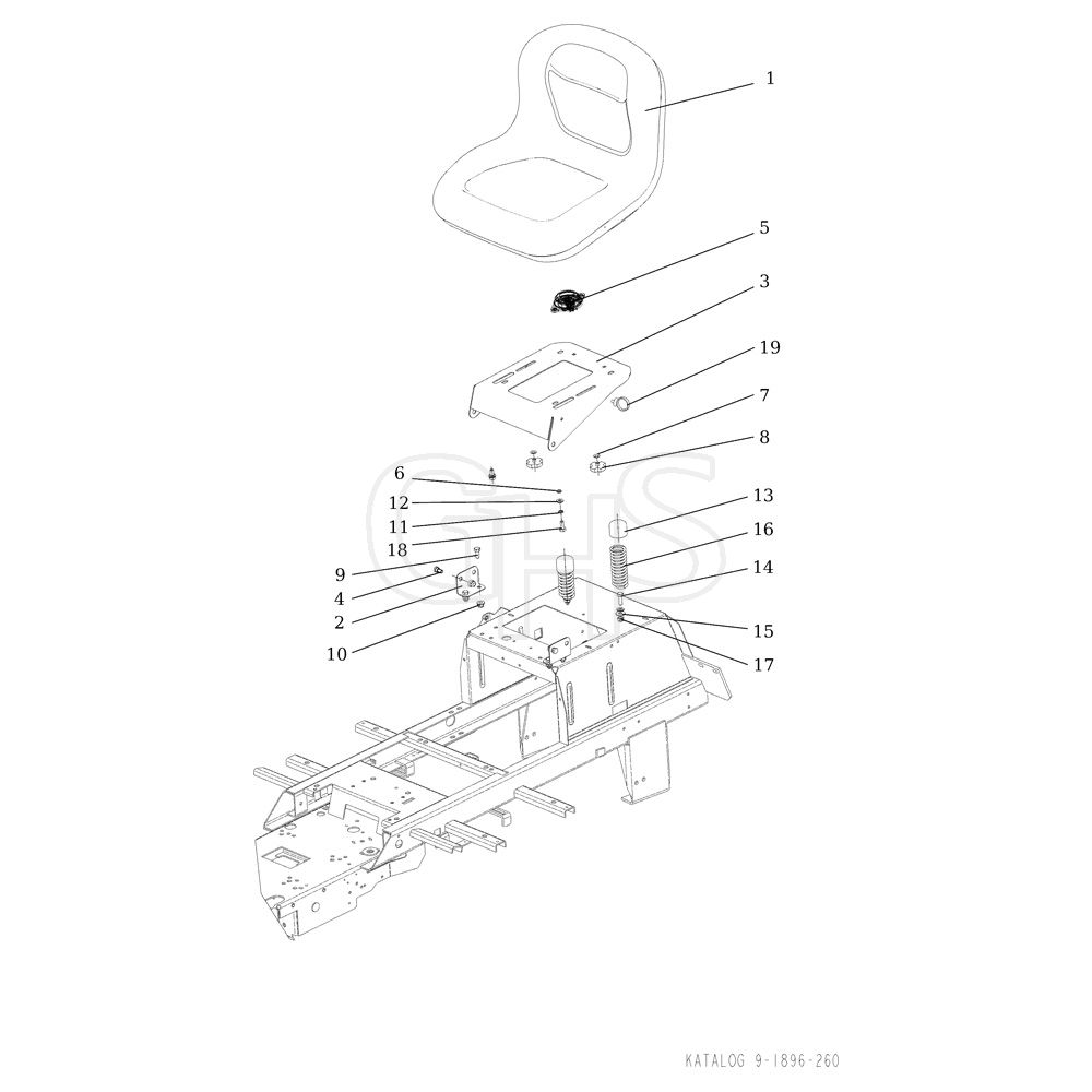 EF 92/24 KH (K2400AVD TWIN) - 2018 - Efco Ride On Mower Hood 01 Diagram ...