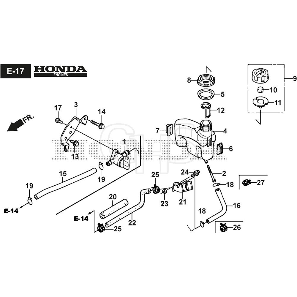 EXCEL 55 SVQ H - 2015 - 290557038/S14 - Stiga Rotary Mower Fuel Tank ...