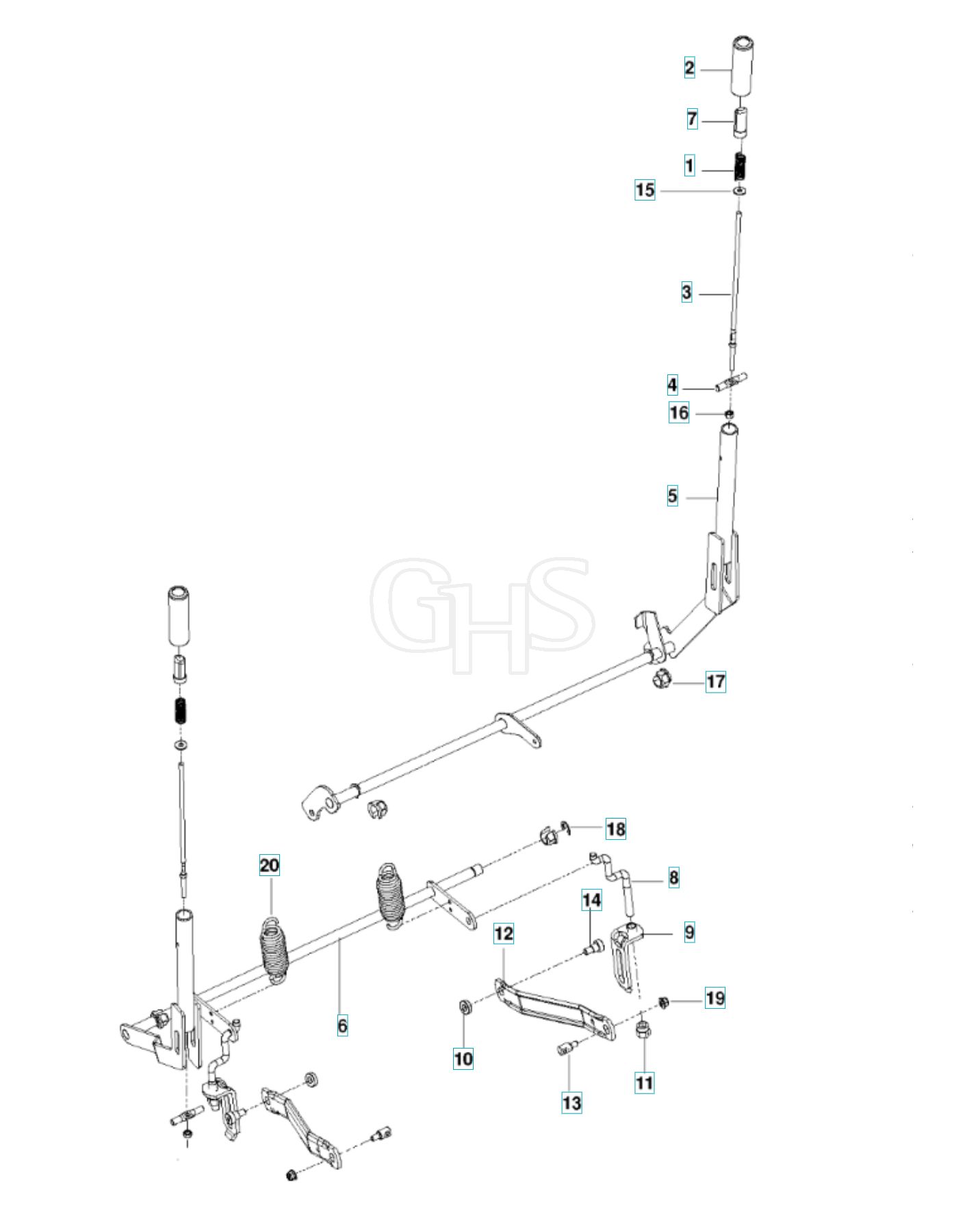 Husqvarna Ez22 Ce - Brake / Rear Mower Lift | GHS