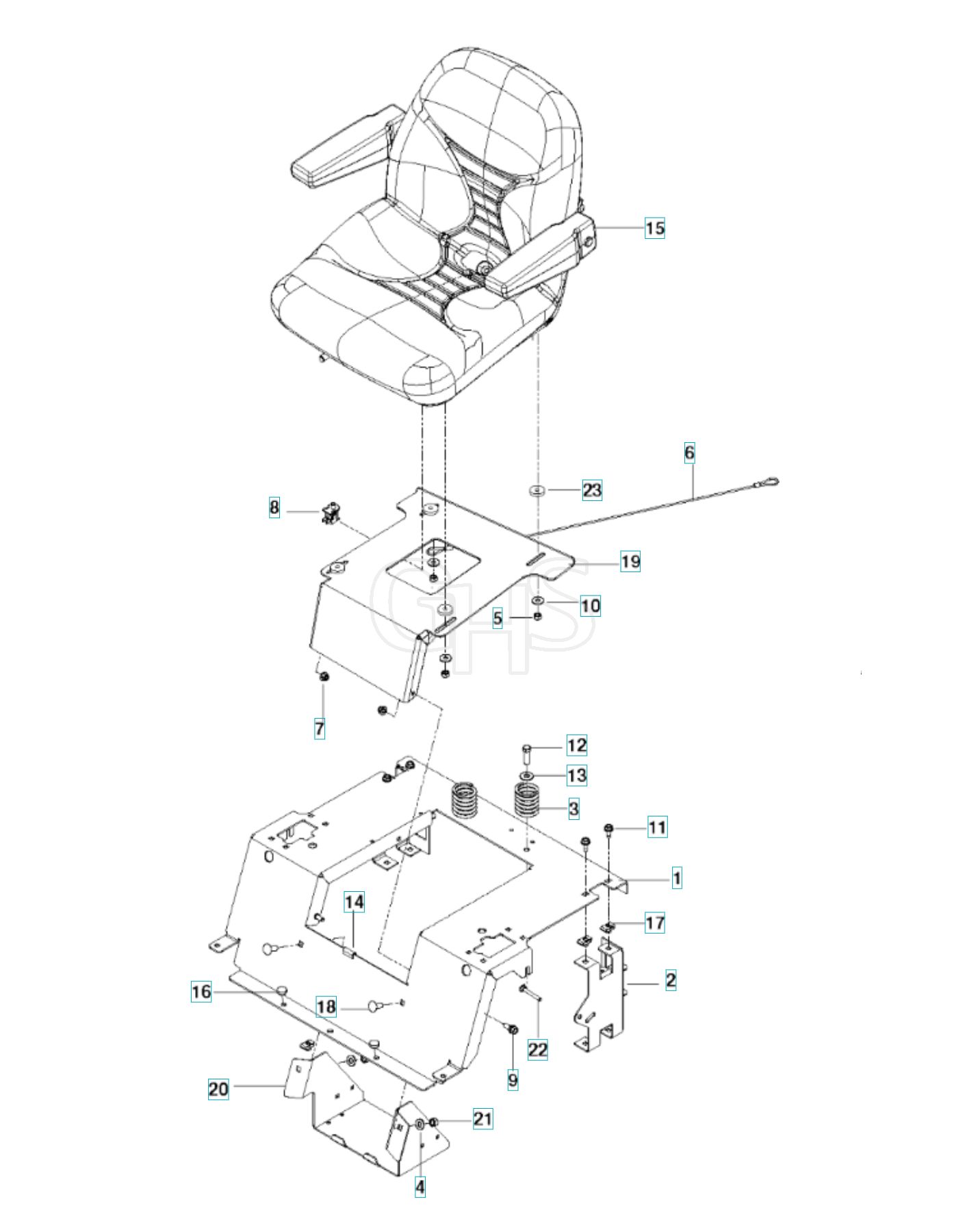 Husqvarna Ez22 Ce - Seat | GHS
