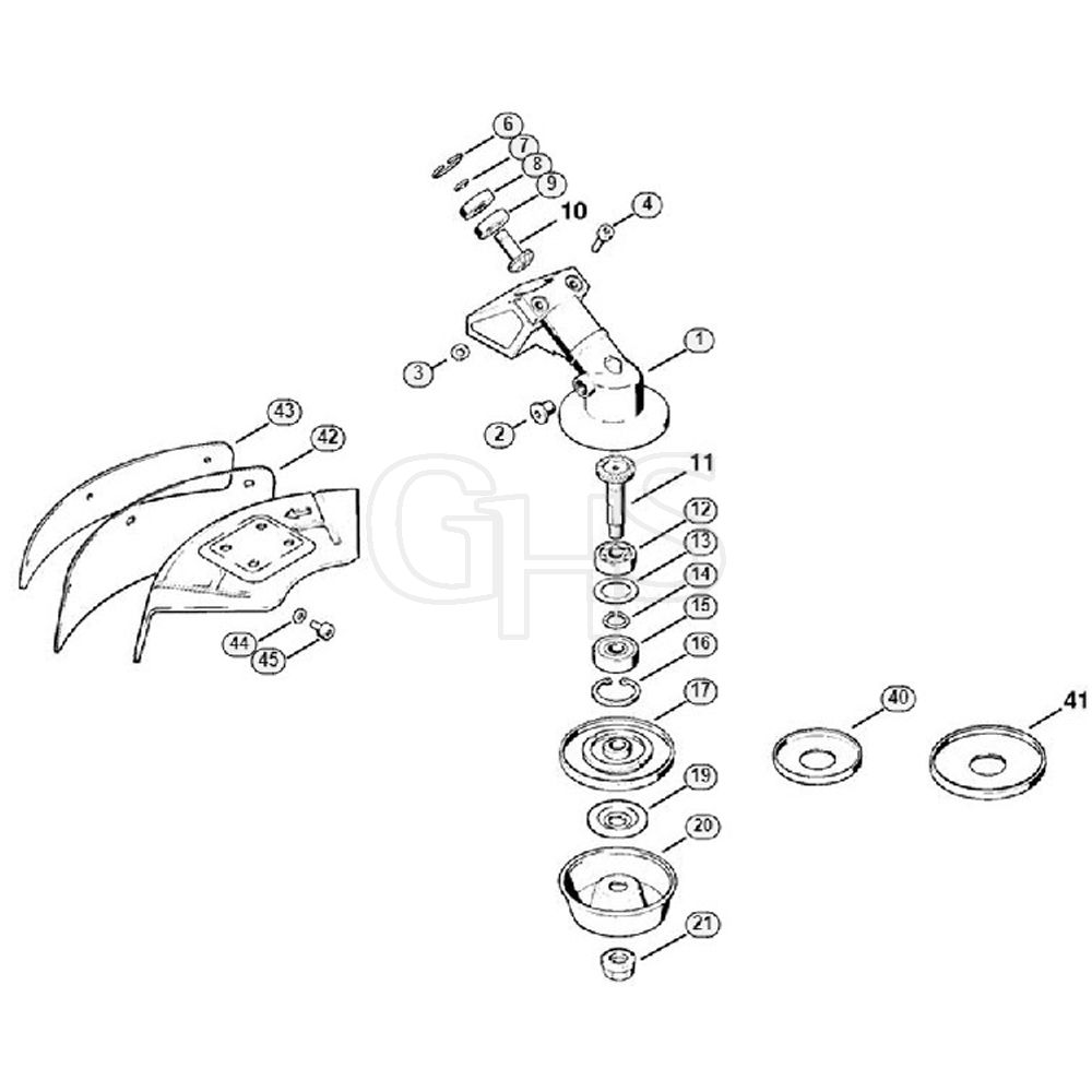 Genuine Stihl FS66 R / L - Gear head FS 66 | GHS