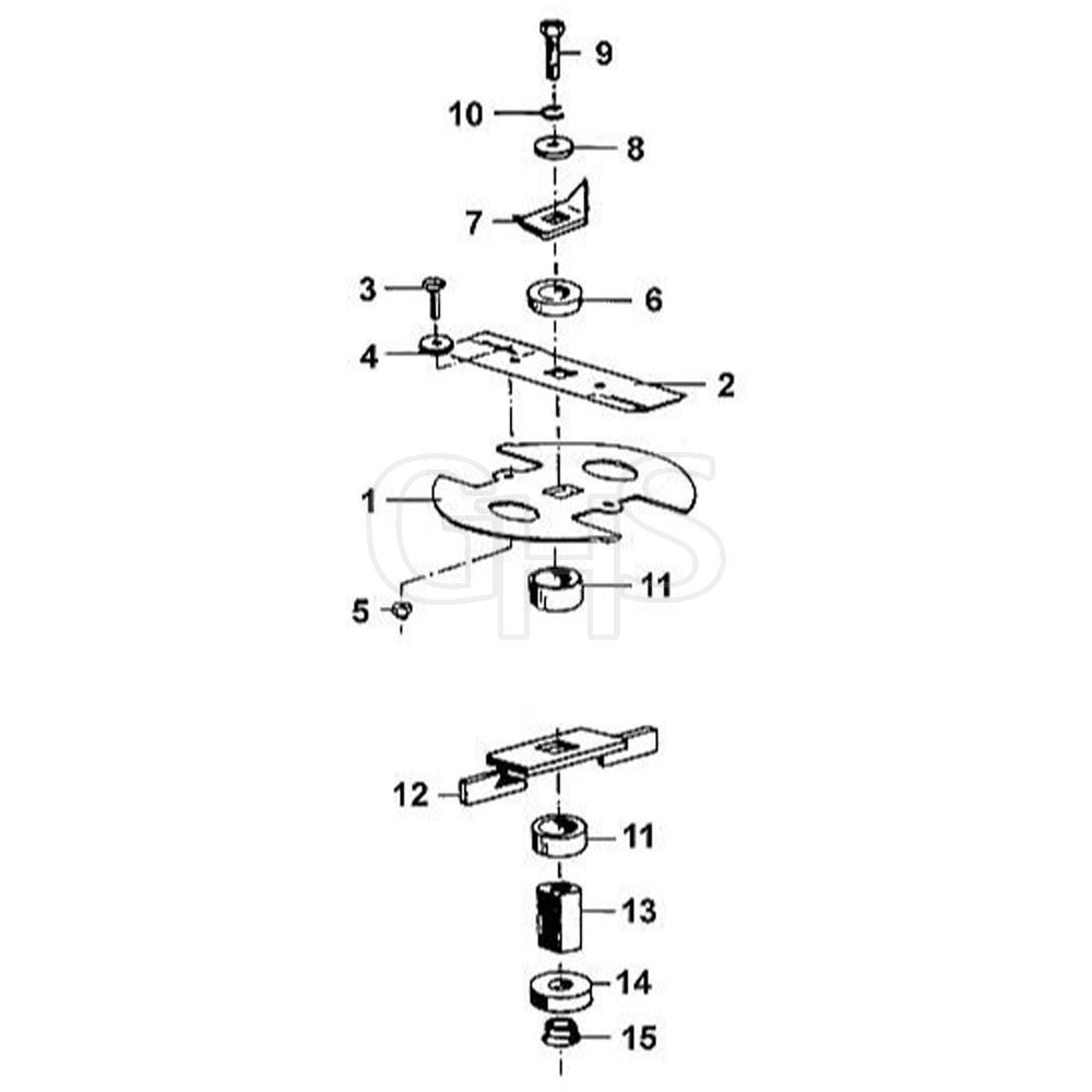 Viking GE 320 - Blade Set - Parts Diagram | GHS