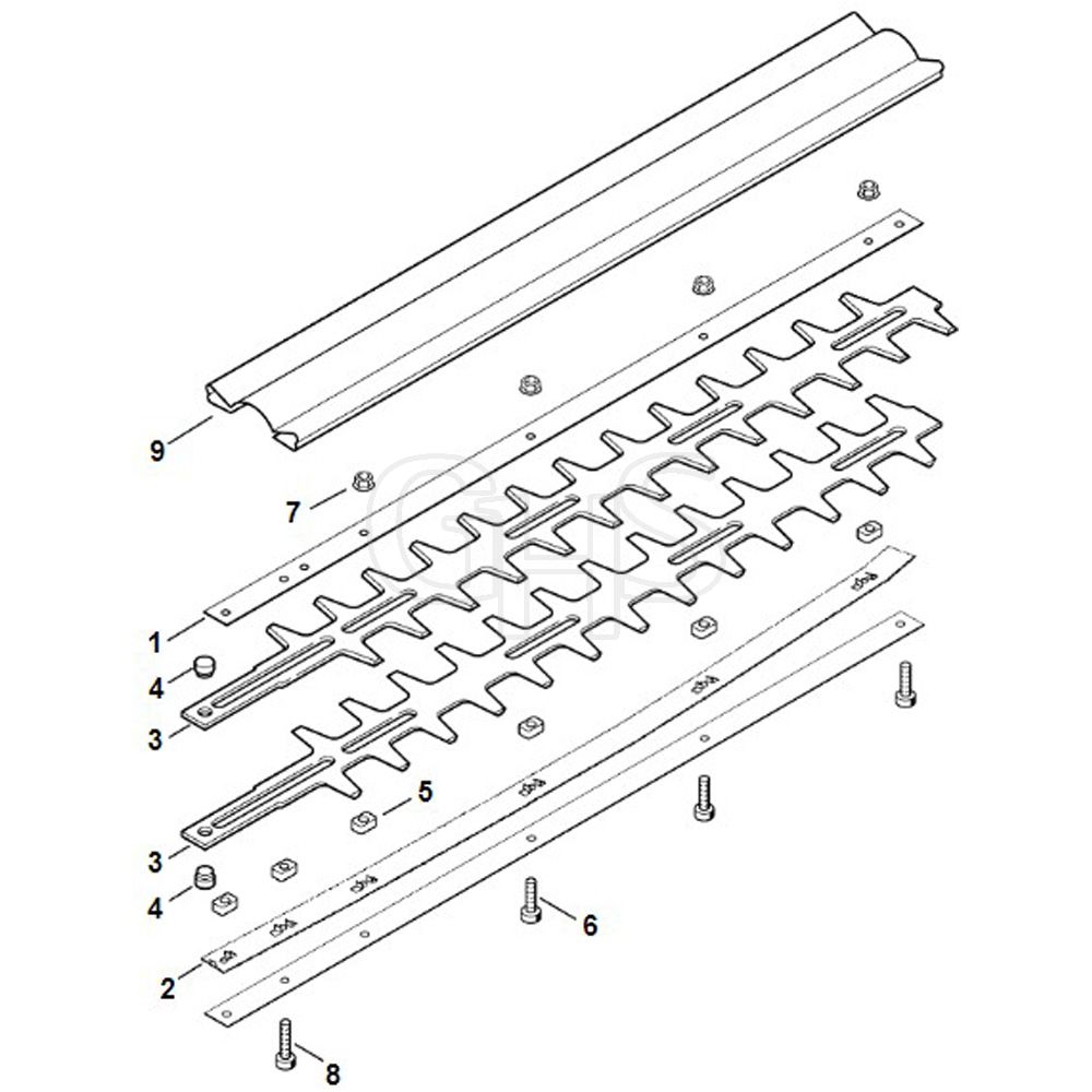 Viking HG900 - Cutter Bar 2 - Parts Diagram | GHS