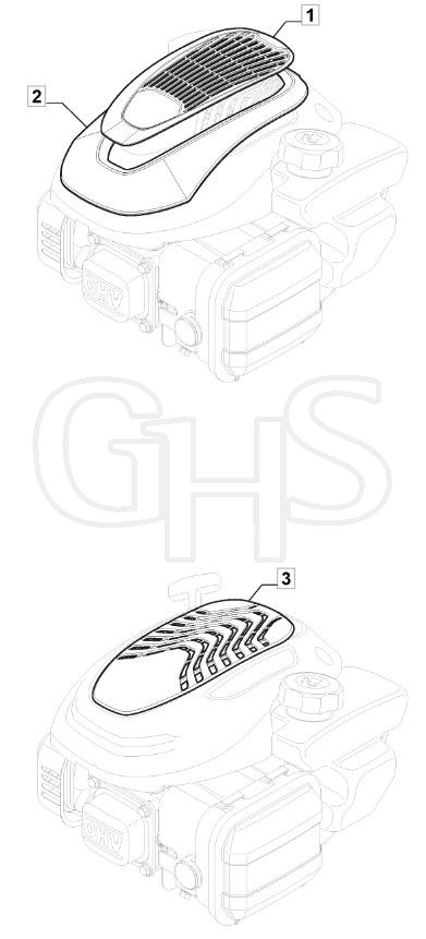 HP164 - 2019-2021 - 297411048/MC - Mountfield Rotary Mower Engine Cover ...