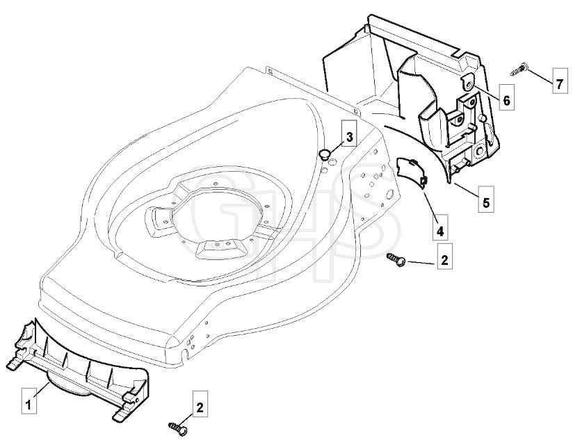 HP470 - 2007 - 299174628/BQ - Mountfield Rotary Mower Front Conveyor ...