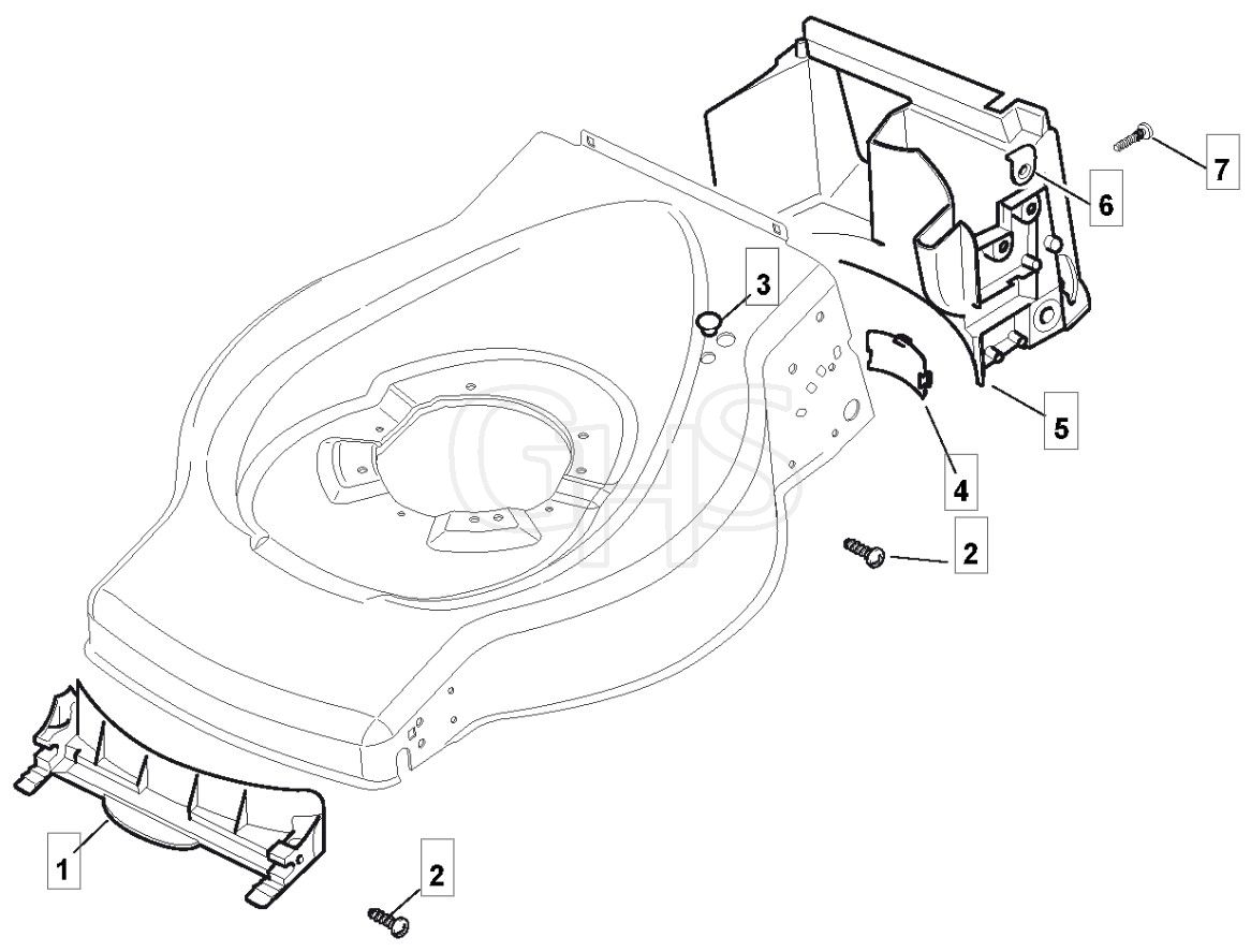 HP474 - 2010 - 299184648/BQ - Mountfield Rotary Mower Front Conveyor ...