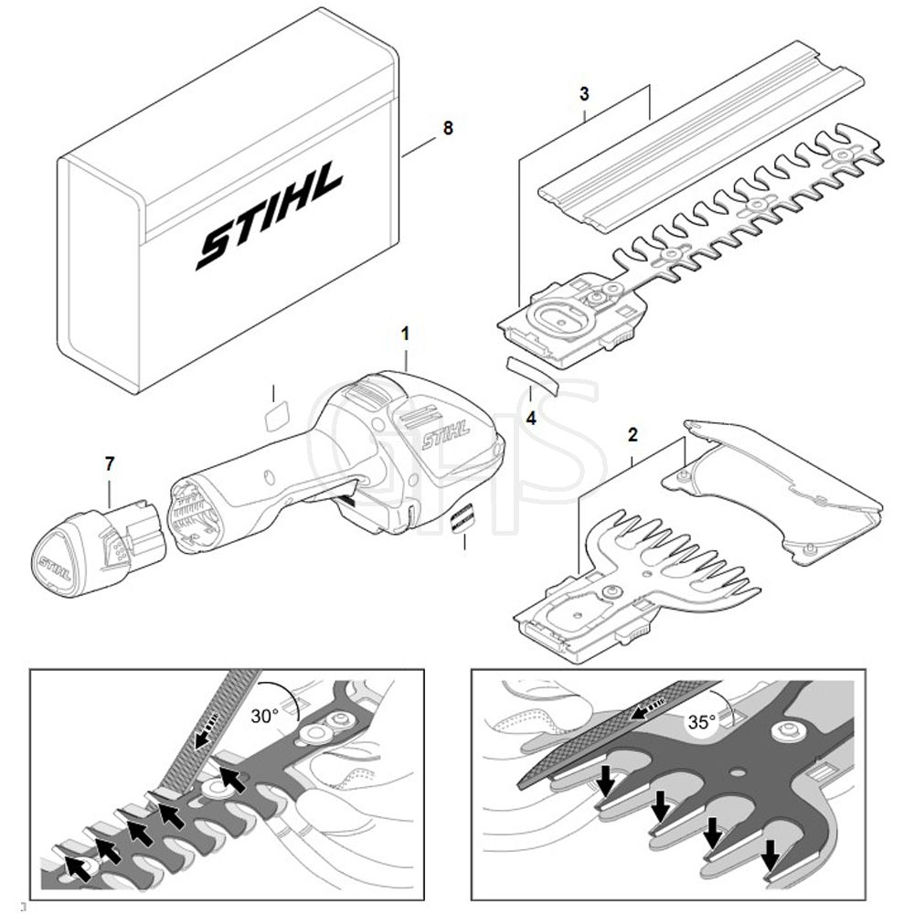 Stihl HSA26 - Spare Parts - Parts Diagram | GHS