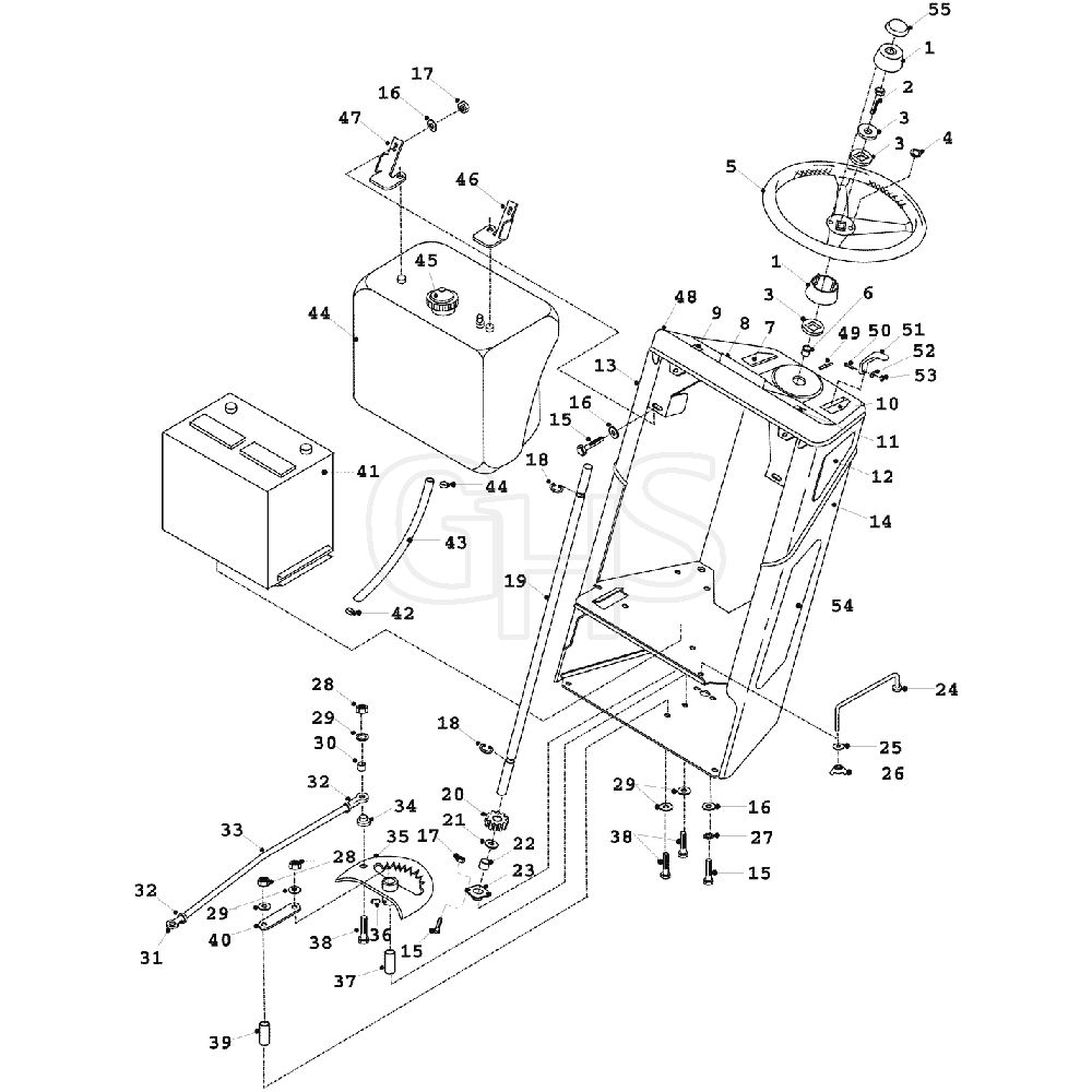 Countax K18 - - 29 Steering Console | GHS