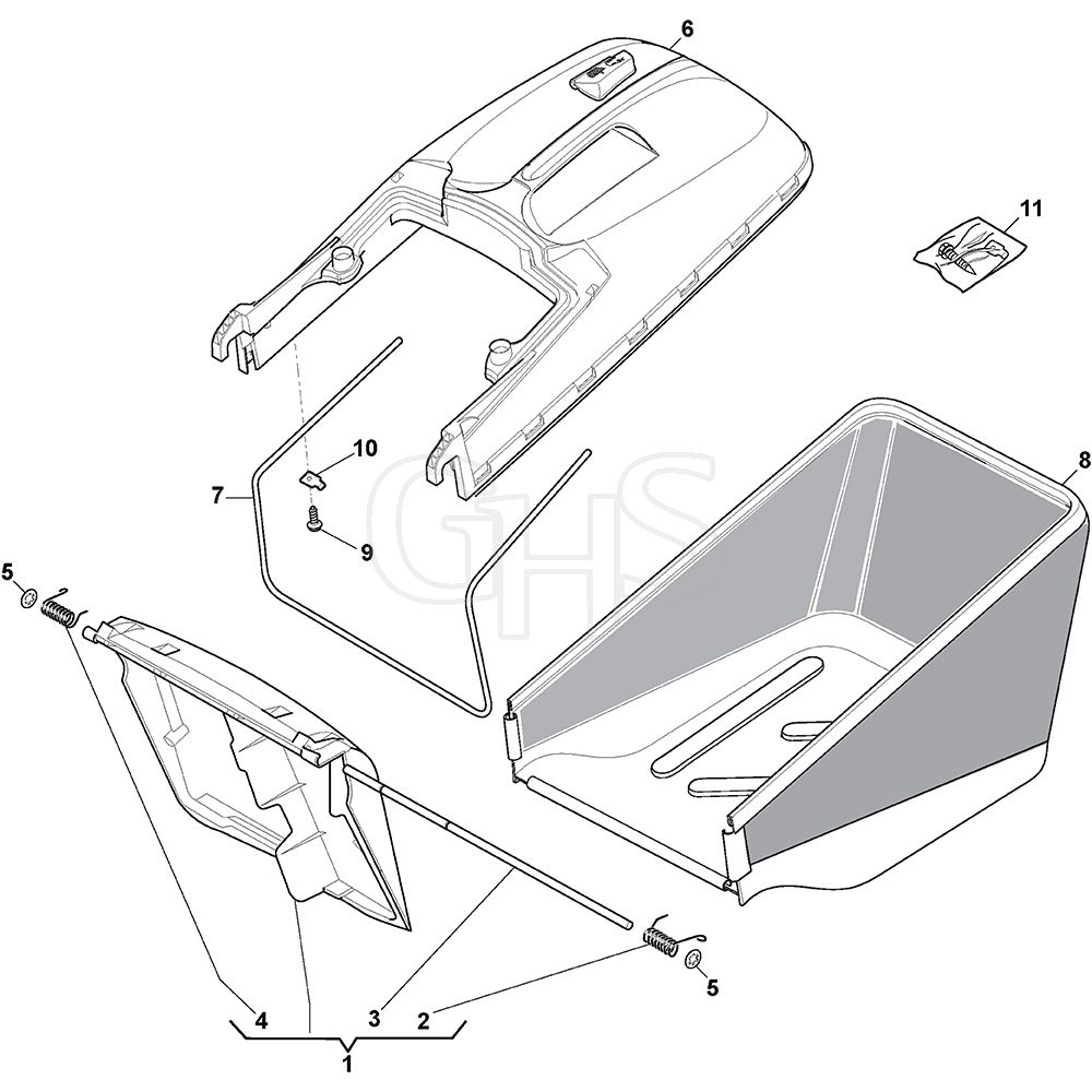 LINER 18SE - 2012-2014 - 299489527/AT2 - Atco Rotary Mower Grasscatcher ...