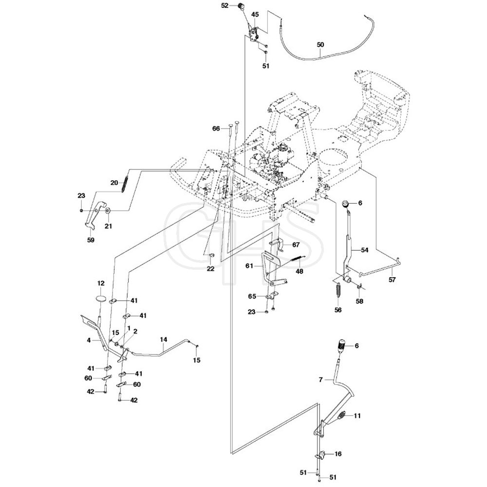 McCulloch M125-97FH - 967206901 - 2013-01 - Controls Parts Diagram | GHS