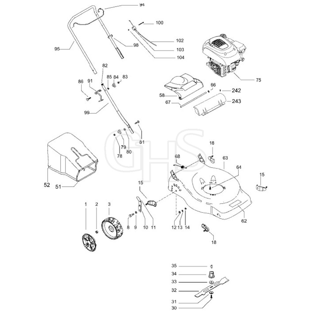 McCulloch M40-110 CLASSIC - 96762140100 - 2016-03 - Product Complete ...