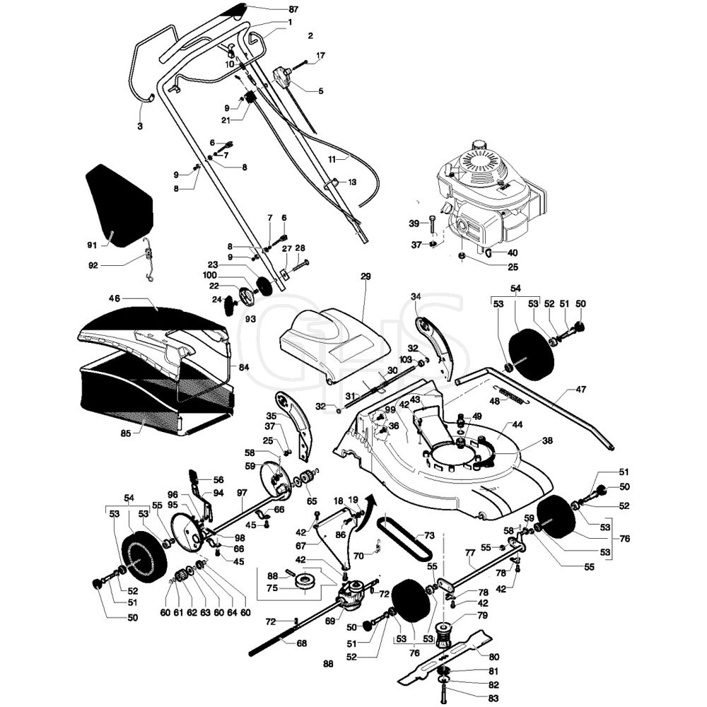 McCulloch M5551 CDX - 962000024 - 2008-09 - Product Complete Parts ...