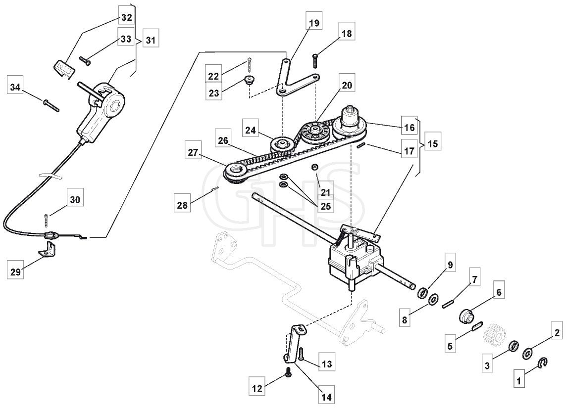 M61 PD - 2008 - 292552043/UM8 - Mountfield Rotary Mower Transmission ...