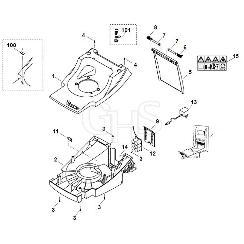 Viking MB455 E - Housing - Parts Diagram | GHS
