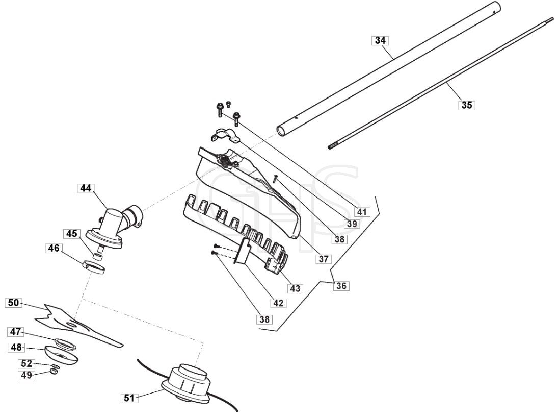 MM 2603 - 3 in 1 - 2016-2022 - 287120123/M16 - Mountfield Brushcutter ...