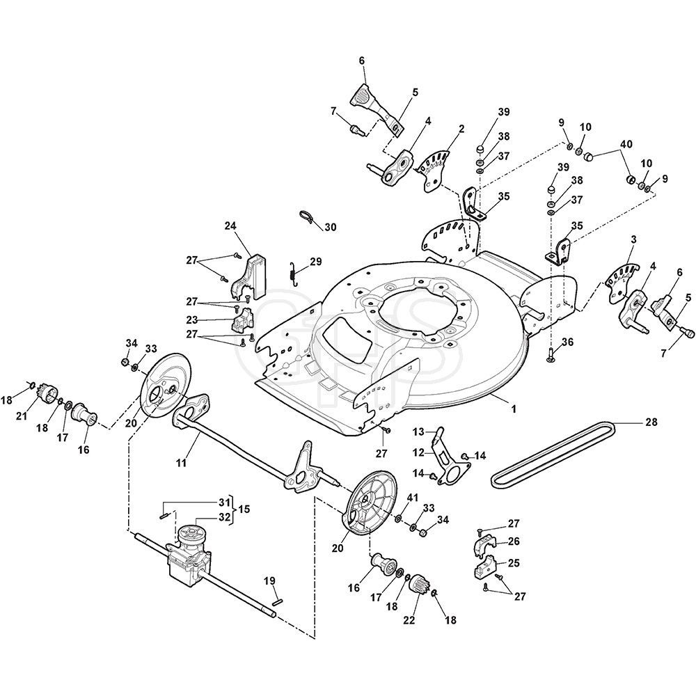MULTICLIP 47 S - 2020-2025 - 298472048/ST1P - Stiga Rotary Mower Deck ...