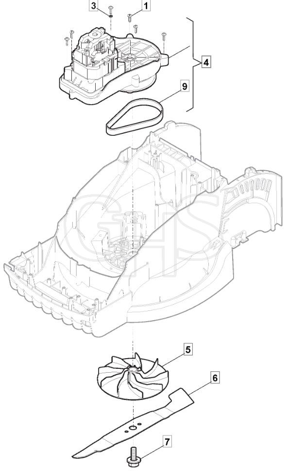 PRINCESS 38 - 2021-2022 - 294380063/M21 - Mountfield Rotary Mower Blade ...