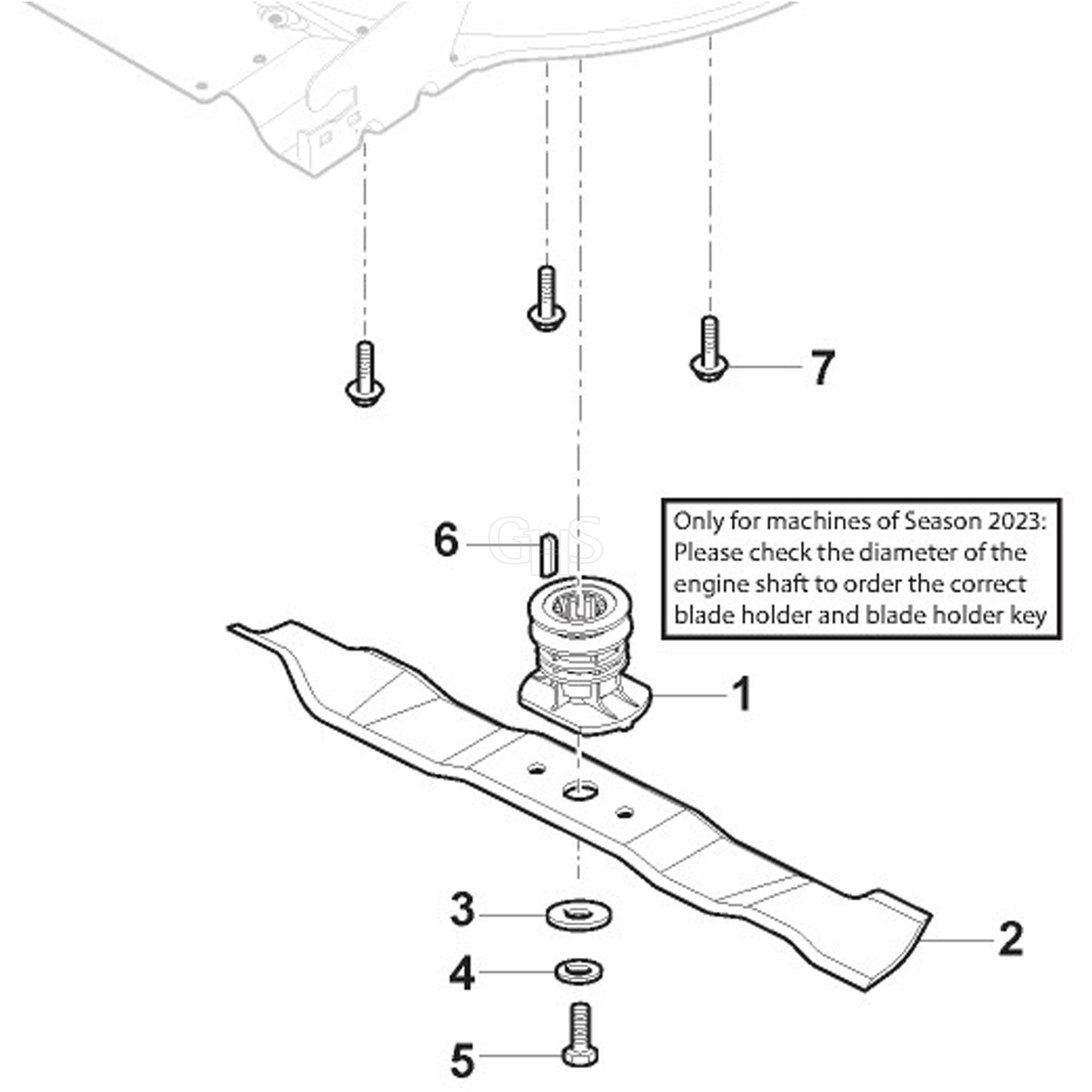 QUATTRO 19SH 4in1 - 2019-2024 - 294502837/AT9 - Atco Rotary Mower Blade ...