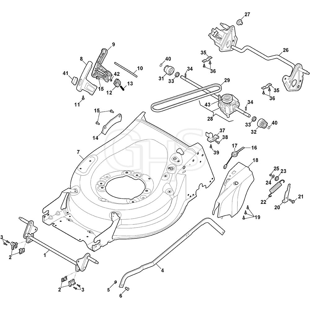 QUATTRO 19SH V 4in1 - 2019-2025 - 294513837/AT9 - Atco Rotary Mower ...