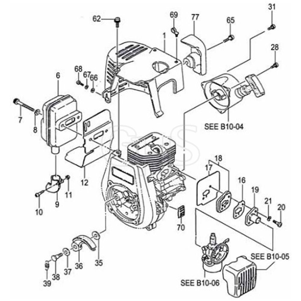 Tanaka SUM-400 - Engine | GHS