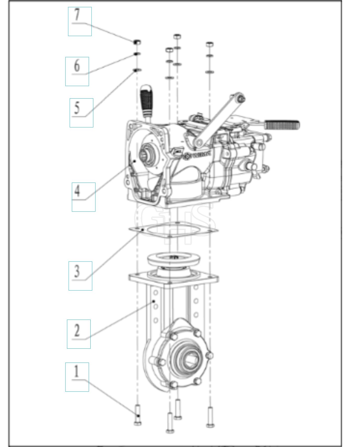 Husqvarna TF545DPLUS - Transmission | GHS