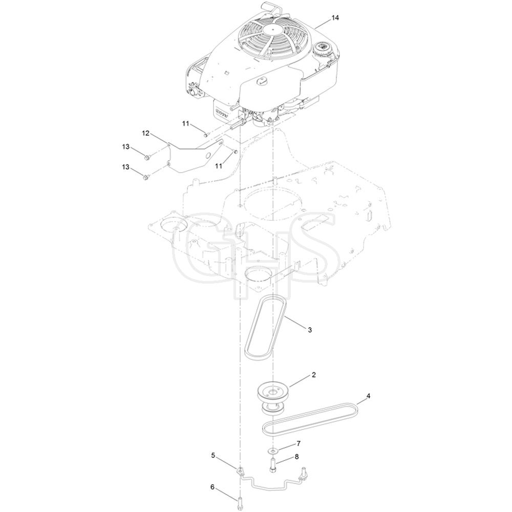 Toro TimeMaster TM76K 76cm - 21811 (400000000 - 405541083) Engine | GHS