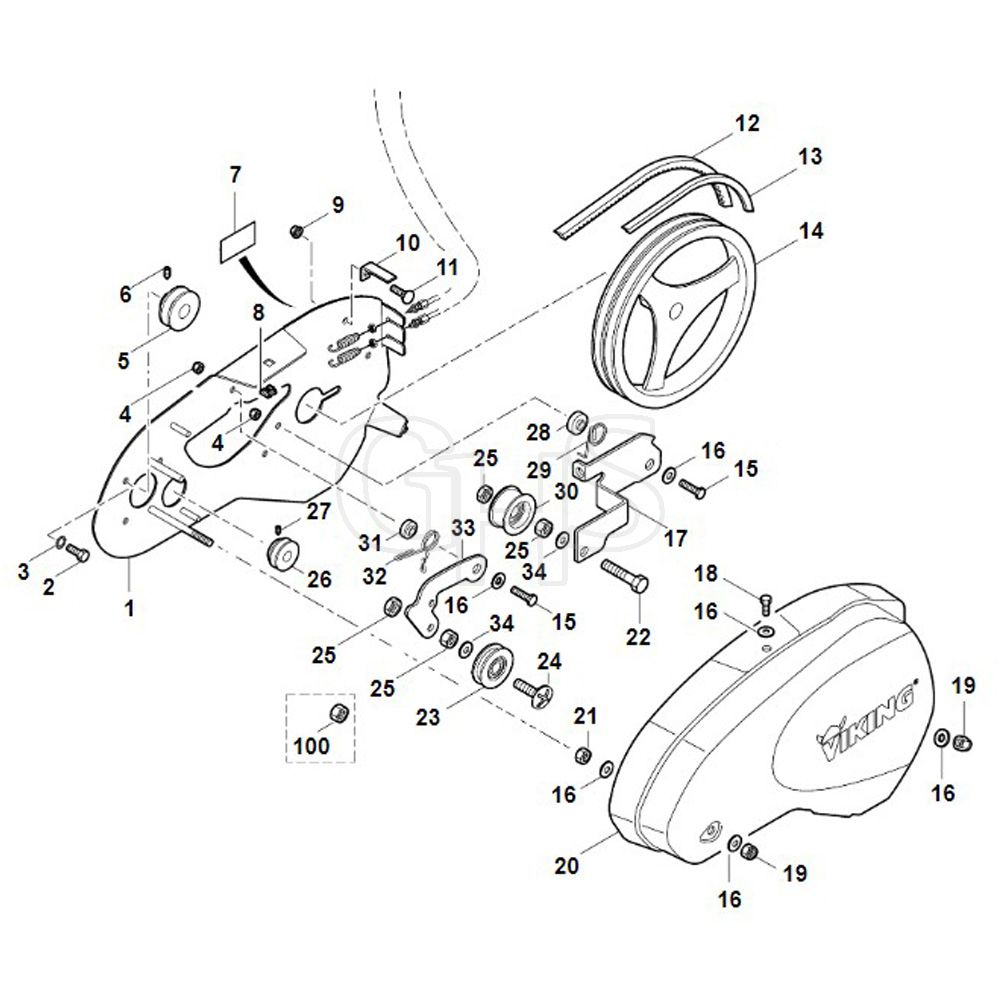 Viking VH500 - Drive - Parts Diagram | GHS