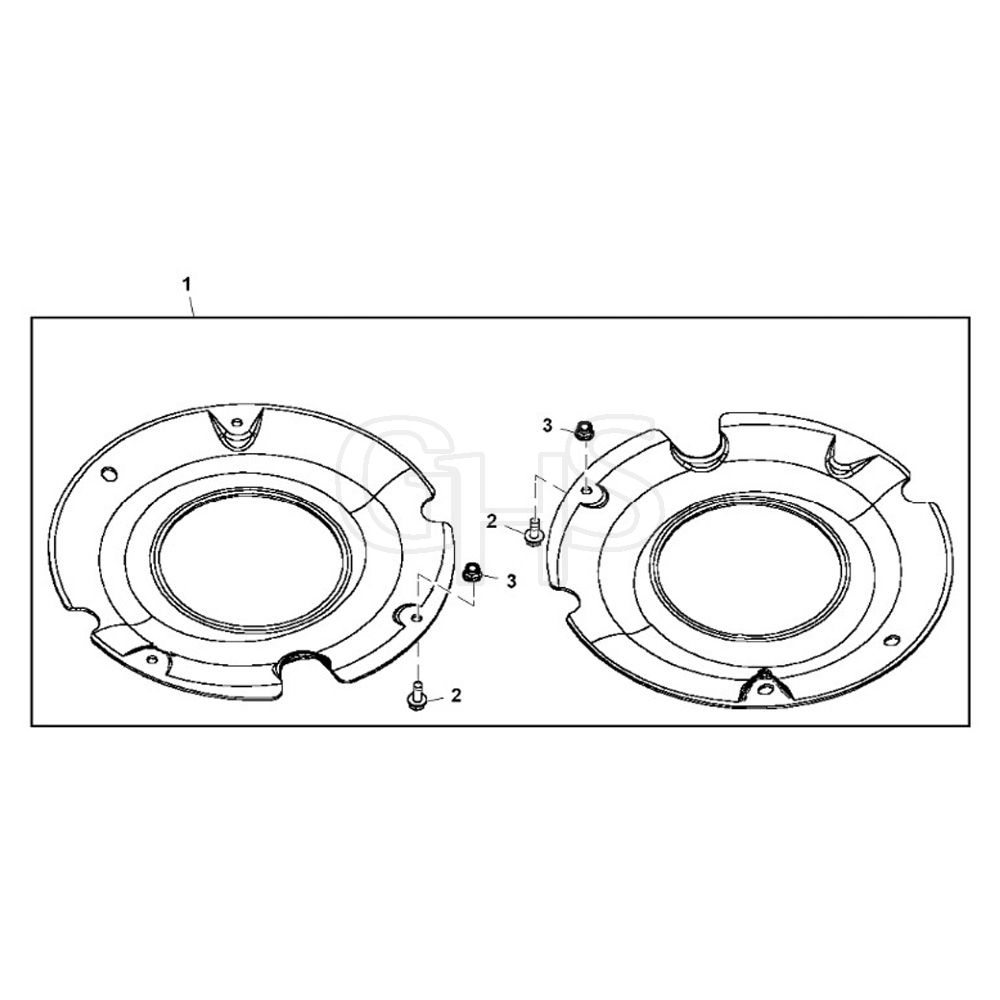 John Deere X350 - PC12707 - Mulch Kit - ST541520 | GHS